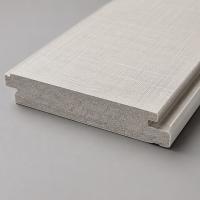 China Soft White Linen SPC Wall Panels for Clinic and Medical Room Wall Cladding for sale