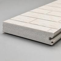 China Warm White Brick Effect SPC Wall Panels for Convenience Store and Retail Interior for sale