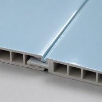 China 600mm Wide High Gloss Ice Blue PVC Wall Panel for Indoor Pool and Spa Hydrotherapy Hall for sale