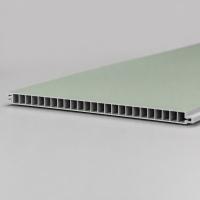 China 600mm Wide Soft Mint Green PVC Wall Panel for Pet Store and Veterinary Clinic Wall Cladding for sale