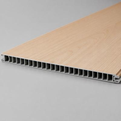 China 600mm Wide Light Maple Wood Grain PVC Wall Panel for Caravan and Boat Interior Wall Cladding for sale
