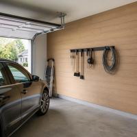 China WPC Garage Wall Panel 155x20mm Waterproof Impact Resistant Interior Cladding Board for sale