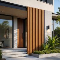 China Termite Resistant WPC Fence Board 180x24mm Ground Contact Privacy Screen for sale