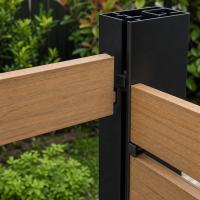 China Termite Resistant WPC Fence Board 180x24mm Ground Contact Privacy Screen for sale