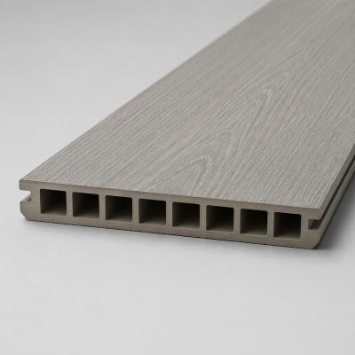 China WPC Outdoor Shower Enclosure Panel 155x20mm Waterproof Poolside Screen Board for sale