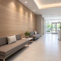 China WPC Hospital and Clinic Wall Cladding Panel 155x20mm Washable Interior Wall Board for sale