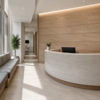 China WPC Hospital and Clinic Wall Cladding Panel 155x20mm Washable Interior Wall Board for sale