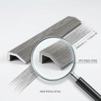 China SPC Rigid Core Skirting Profile 2400mm Waterproof Flooring Edge Trim for Wall Panel Base for sale