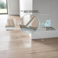 China 500mm V-Groove PVC Wall Panel Bathroom Kitchen Cladding Multiple Surface Finishes Available for sale
