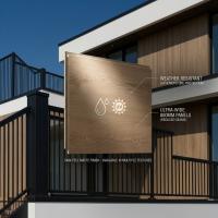 China 800mm Skin Feel Matte PVC Wall Panel Exterior Cladding Multiple Surface Finishes Options for sale