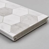 China Hexagon Mosaic Tile SPC Wall Panels Waterproof Interior Wall Cladding for sale