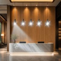 China PVC Fire Retardant Soundproof Wood Grain Wall Panel 600mm UV Resistant for Hotel Villa for sale