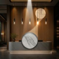 China PVC Fire Retardant Soundproof Wood Grain Wall Panel 600mm UV Resistant for Hotel Villa for sale