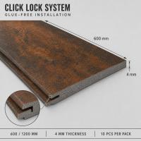 China Corten Rusted Metal SPC Wall Panels Waterproof Interior Wall Cladding for sale