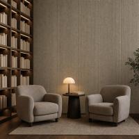 China Woven Tweed Fabric SPC Wall Panels Waterproof Interior Wall Cladding for sale