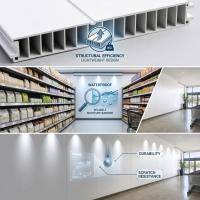 China Waterproof PVC Wall Panel 8mm Decorative Polyvinyl Chloride Ceiling Board Wood Grain Interior Cladding for sale