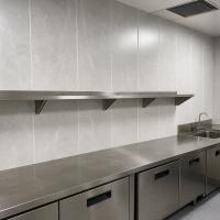 China Waterproof PVC Kitchen Wall Panel 600mm Moisture-Proof Oil Resistant Splash Board for sale