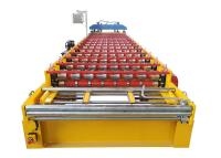 China Steel Roofing 1000mm Sheet Metal Roll Forming Machines Plc Control for sale