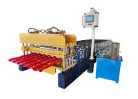 China Electric Transmission Glazed Tile Forming Machine with Overseas Engineers Support for sale