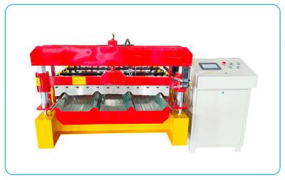 China E21S Controls Sheet Metal Roll Forming Machines With Cr12 Heat Treatment Cutter Material And 13-15 Stations Rollers for sale