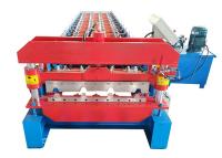 China Color Steel Servo Motor Metal Roof Making Machine For Building Material Construction for sale