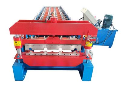 China Color Steel Servo Motor Metal Roof Making Machine For Building Material Construction for sale
