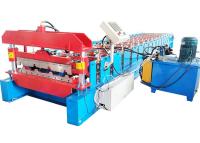 China Color Steel Servo Motor Metal Roof Making Machine For Building Material Construction for sale