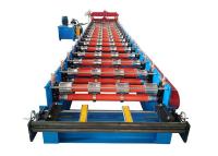 China Color Steel Servo Motor Metal Roof Making Machine For Building Material Construction for sale