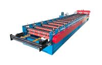 China Steel Roof Trapezoidal 20m/Min Sheet Metal Roll Forming Machines Iron Zinc for sale