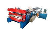 China E21S Controlled Sheet Metal Roll Forming Machines With 3-7.5kW Hydraulic Motor Power And Gcr15 Steel Roll Material for sale