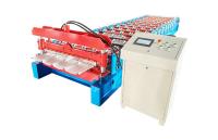 China Tile Gcr15 Steel Roll Material Sheet Metal Roll Forming Machines 10-20 Meters Per Minute Forming Speed ±2mm Cutting Tolerance for sale