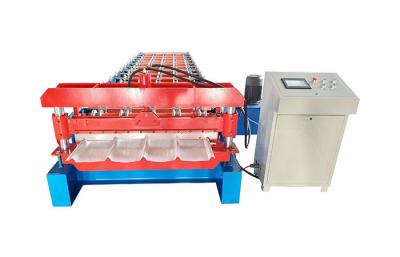 China Galvanized Roofing Automatically Sheet Metal Roll Forming Machines Hydraulic Motor for sale