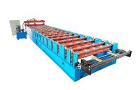 China Galvanized Roofing Automatically Sheet Metal Roll Forming Machines Hydraulic Motor for sale