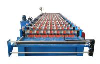 China Color Steel Roofing Sheet Metal Roll Forming Machine With PLC Control System for sale