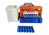 China Long Service Life Sheet Metal Roll Forming Machine With High Strength Steel Frame for sale
