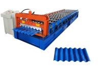 China Long Service Life Sheet Metal Roll Forming Machine With High Strength Steel Frame for sale