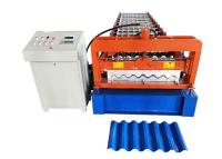 China Roofing Profile Trapezoidal 750 Model Steel Sheet Metal Roll Forming Machines With Delta PLC for sale