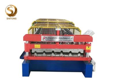 China Hot Sell Multiple Profile Iron Color Roof Sheet Metal Roll Forming Machines With Six Ribs for sale