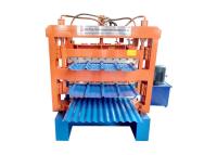China Building Roofing Panel Glazed Tile Three Layer Roll Forming Machine Steel Panel for sale