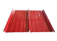 China Color Steel Roofing Sheet Roll Forming Machine Easy Assemble Self Locking Panel for sale