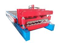 China Step Roofing Sheet Galzed Tile Roll Forming Equipment 3 - 5 Meters/Minute for sale