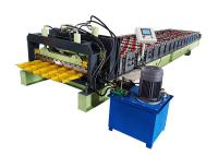 China Automatic High Speed Glazed Tile Roll Forming Machine Roof Tile Working for sale