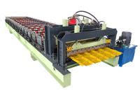 China Plc Control Roof Tile Glazed Tile Forming Machine Customized for sale