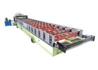 China Plc Control Roof Tile Glazed Tile Forming Machine Customized for sale
