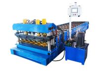 China Chain Size 1 Inch Glazed Tile Roll Forming Machine 3 - 5m/Min for sale