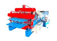 China OEM Service Roofing Tile Double Layer Roll Forming Machine PLC Controlled System for sale