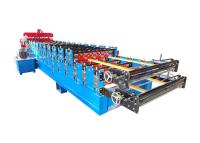 China 380Volt Double Layer Roofing Sheet Roll Forming Machine High Efficiency for sale