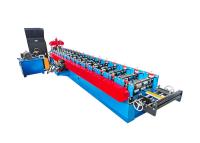 China PLC Controlled Metal Roof Ridge Cap Roll Forming Machine 380V 50Hz 3Phases for sale