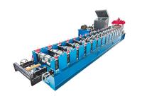 China PLC Controlled Metal Roof Ridge Cap Roll Forming Machine 380V 50Hz 3Phases for sale