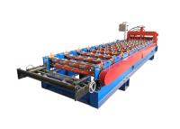 China Metal Roof Sheet Glazed Tile Roll Forming Machine 0-3m/Minute High Productivity for sale